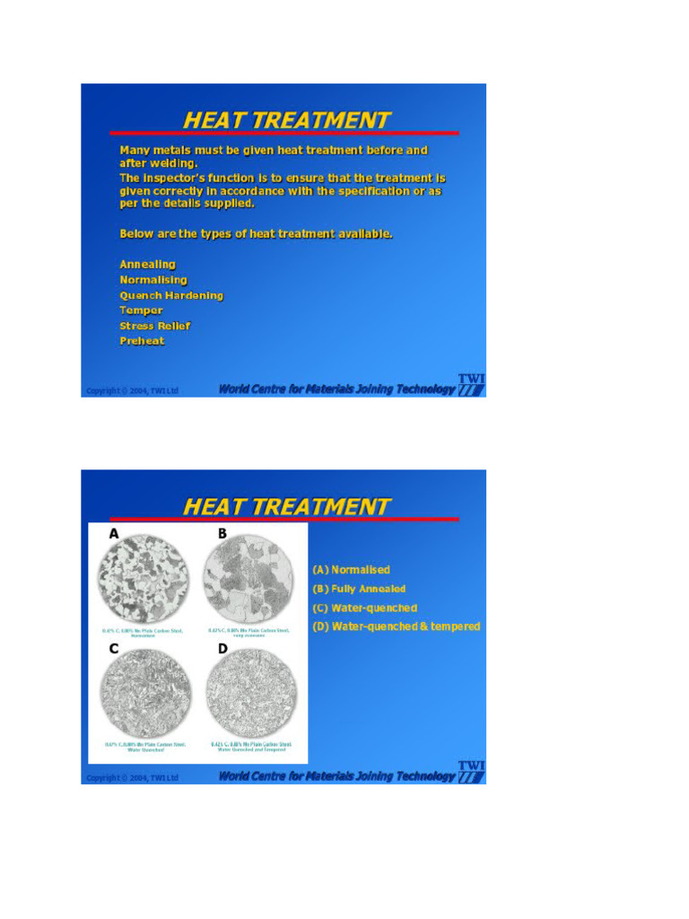 Heat Treatment | PDF
