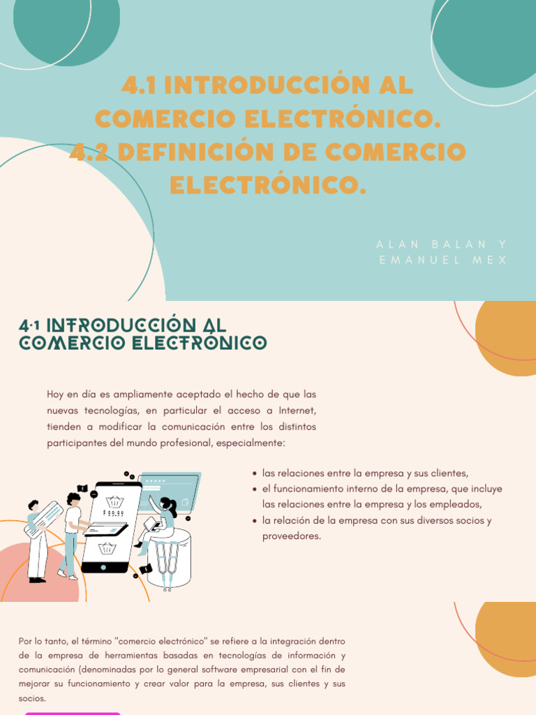 Introducción al Comercio Electrónico | PDF | Comercio electrónico ...