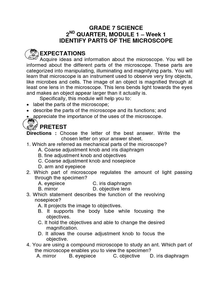 G7 - Science - Module 2ND Quarter PDF | PDF | Cell (Biology) | Cytoplasm