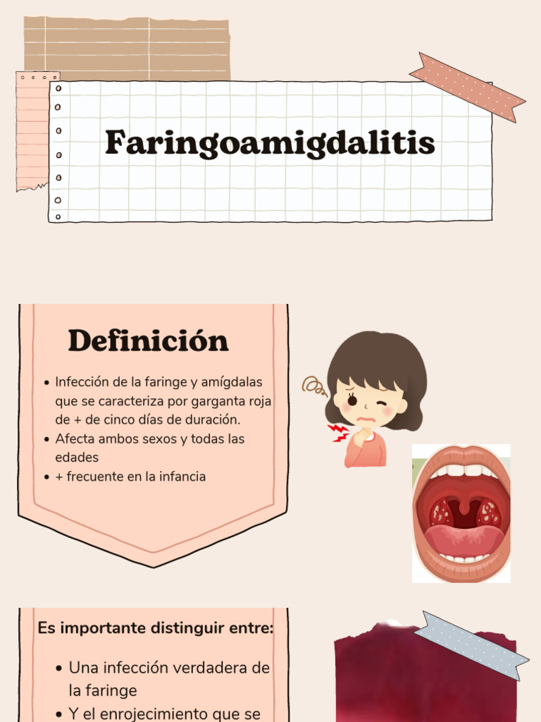 Faringoamigdalitis | PDF | Enfermedades y trastornos | Medicina CLINICA