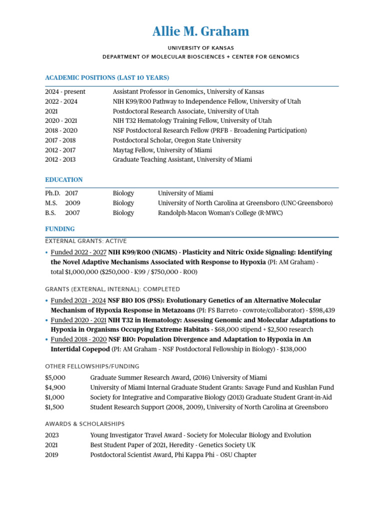 Amgraham CV 2024 | PDF | Evolution | Honey Bee