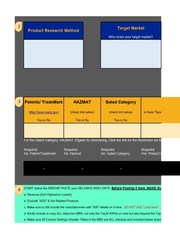 MBS and PAID H10 ASVA Product Research Template (Updated As of Aug 07 ...