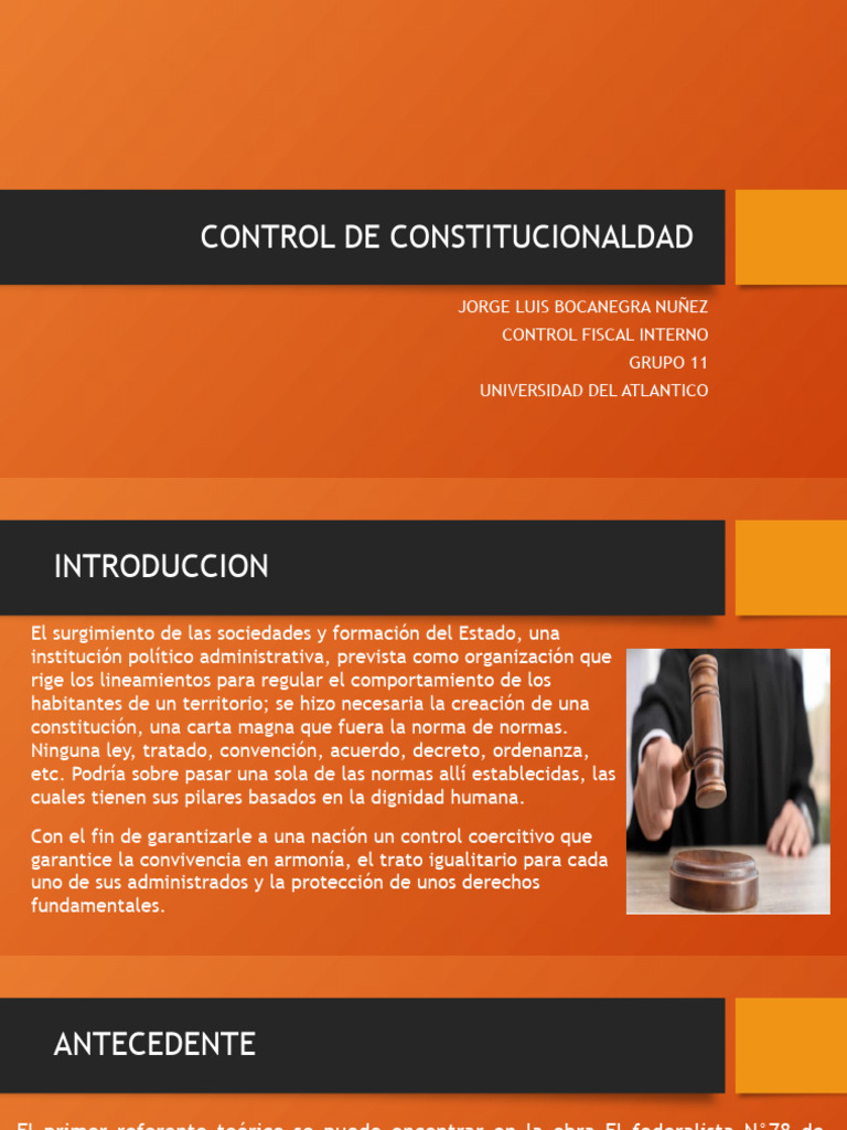 Control de Legalidad | PDF | Constitución | Liberalismo