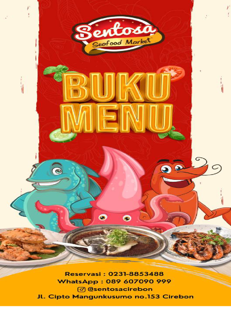 Design Buku Menu Sentosa Mei (Soft File) | PDF