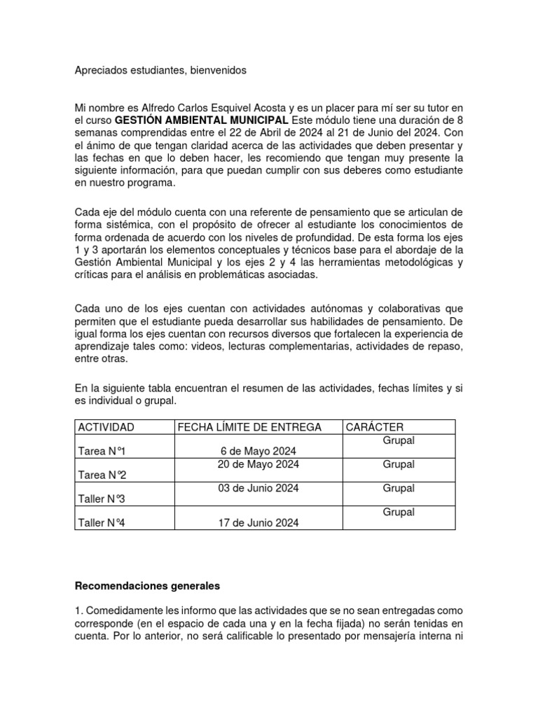 Carta Bienvenida - Gam | PDF | Negocios | Arte