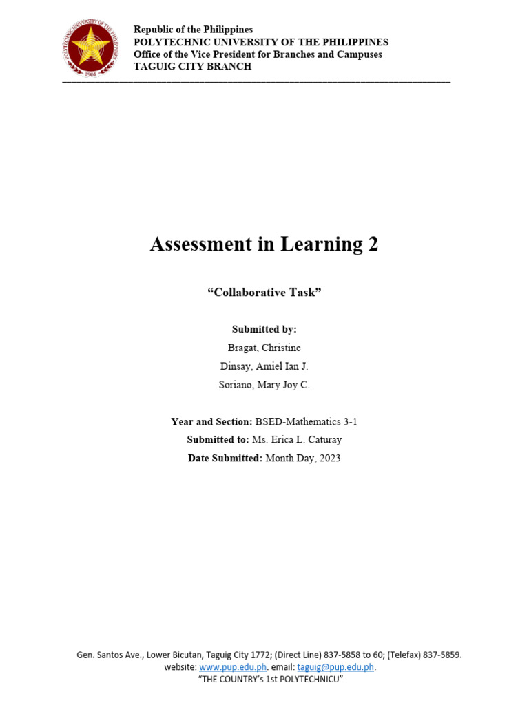 Collaborative Task 1 | Download Free PDF | Learning | Teachers