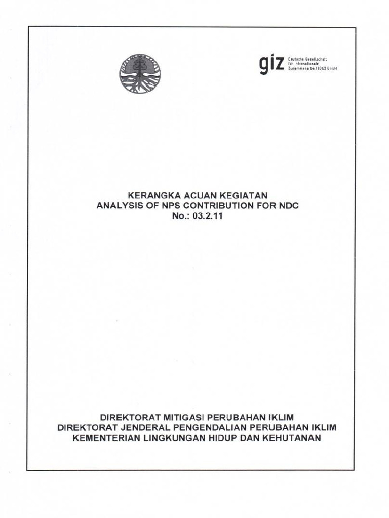 Penerimaan Konsultan GIZ-KLHK | PDF