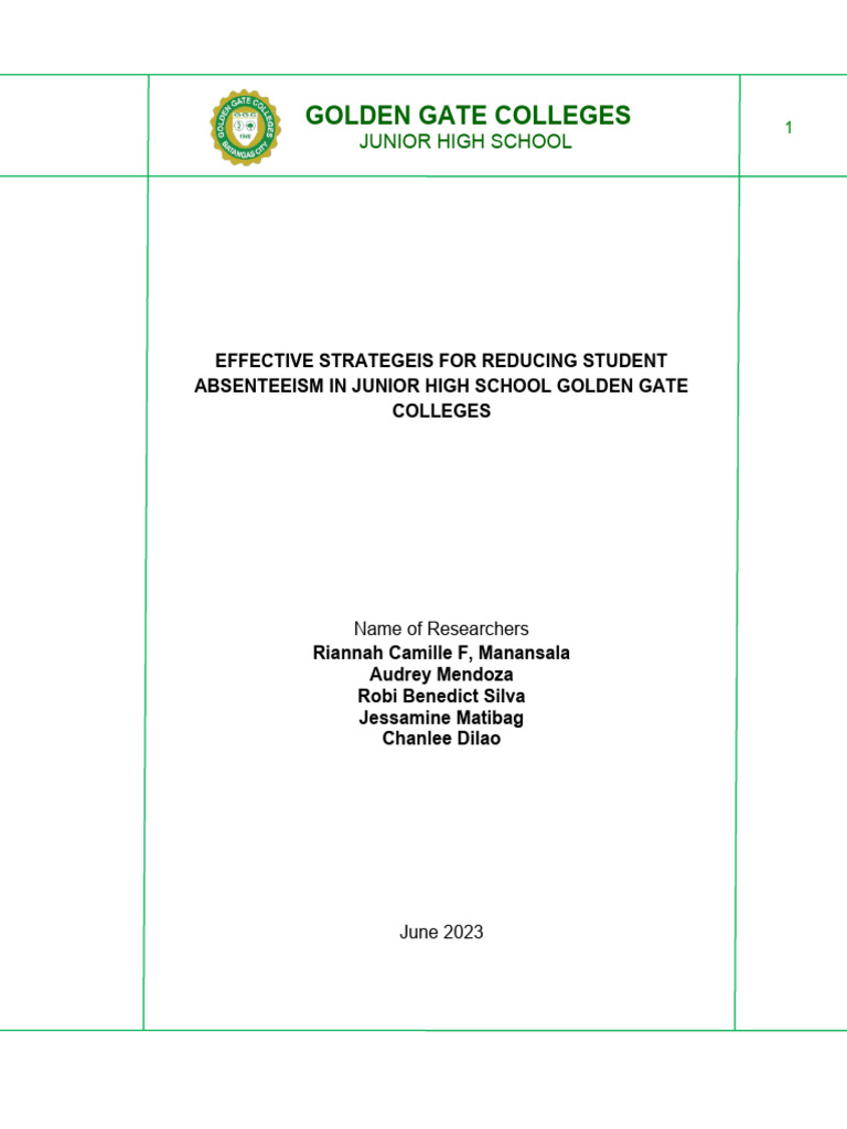 Template G10 Research | PDF | Methodology | Data