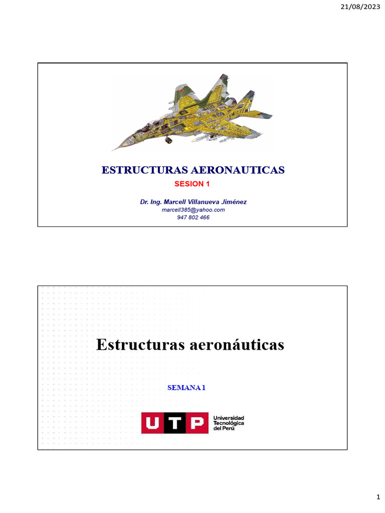 Conceptos Básicos de Estructuras Aeronáuticas | PDF | Spar (Aeronáutica) | Arrastrar (Física)