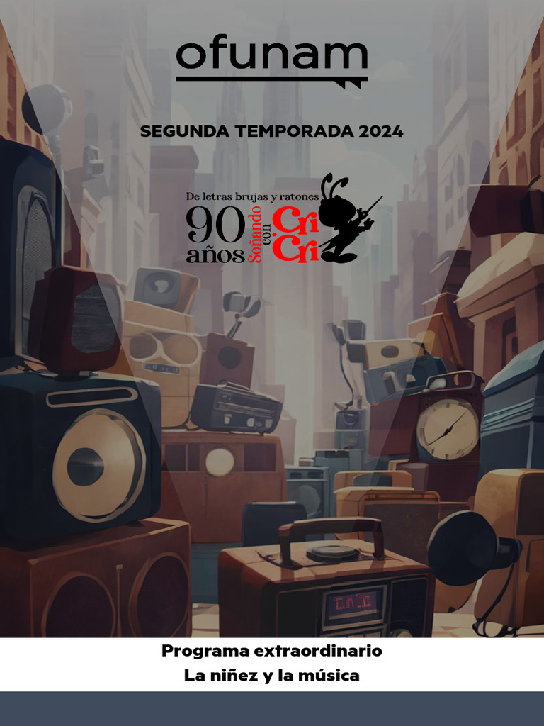 Programa OFUNAM 2T24 Extraordinario Ninos | PDF | Clásicos