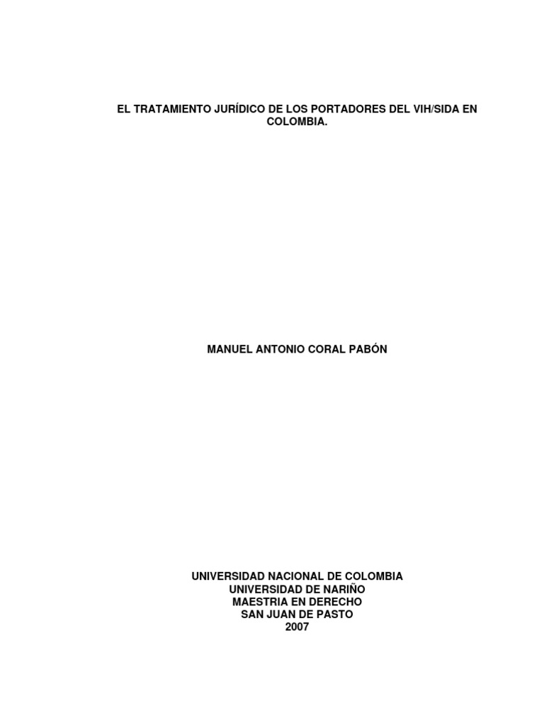 Tesis Vih Sidaa (1) | PDF | VIH / SIDA | VIH