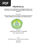 Contoh Sampul Proposal Yang Benar | PDF