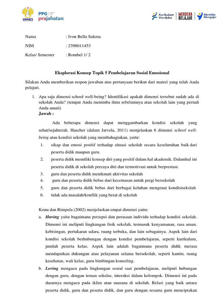 Menciptakan Lingkungan Sekolah Positif | PDF