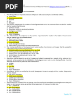 BCLTE Reviewer | PDF | Taxes | Government
