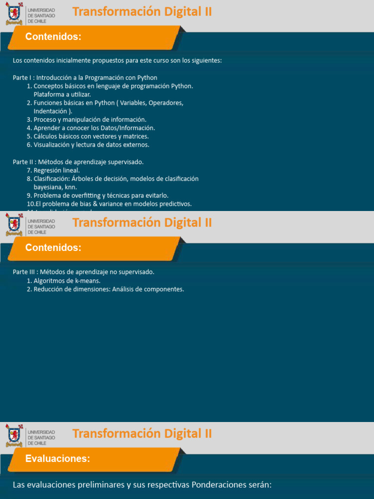 Presentacion Inicial TD II 549030 | PDF | Python (lenguaje de programación) | Evaluación