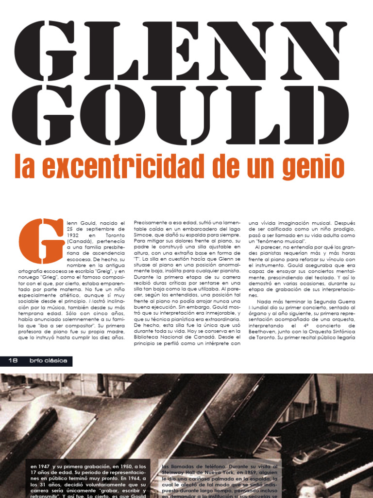 Glenn Gould | PDF | Piano | Ludwig Van Beethoven