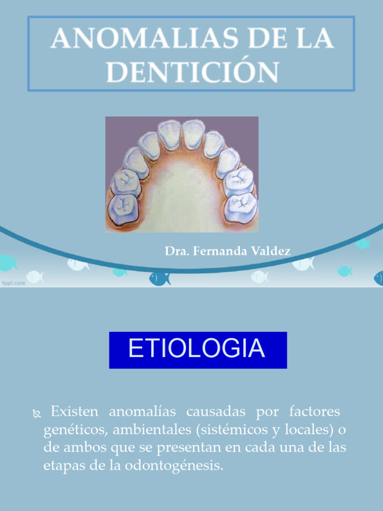 Alteraciones Del Desarollo Dentario | PDF | Diente | Anatomia dental