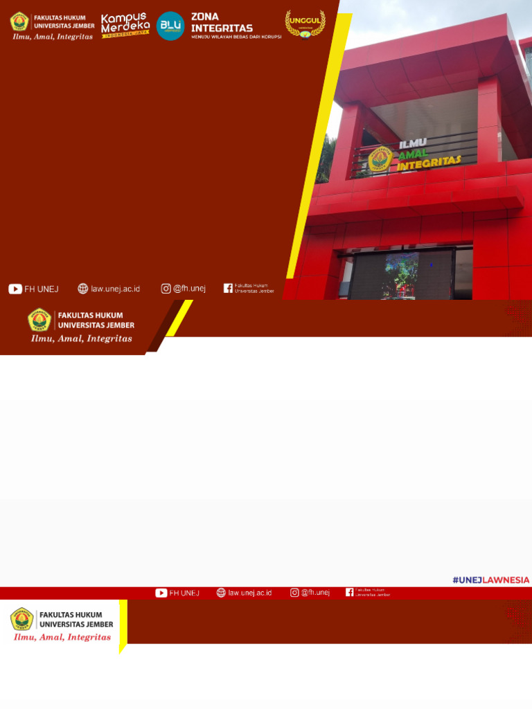 Official Template Powerpoint FH UNEJ - 2023 | PDF