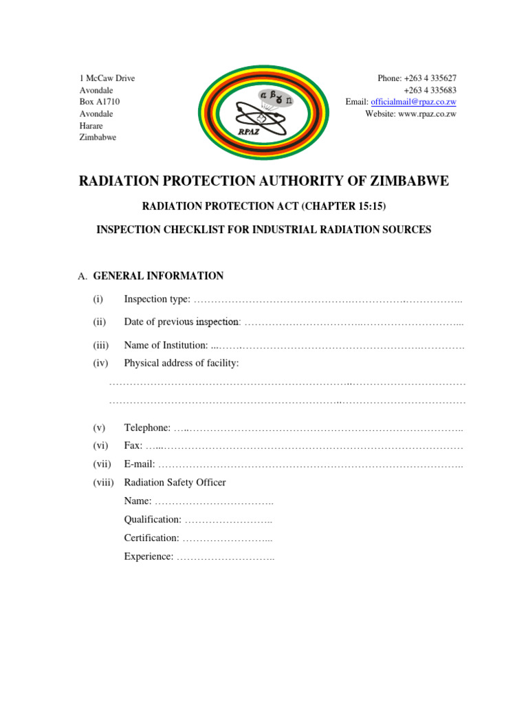 Gauges and Analytical Tools Checklist | PDF | Dosimetry | Radiation