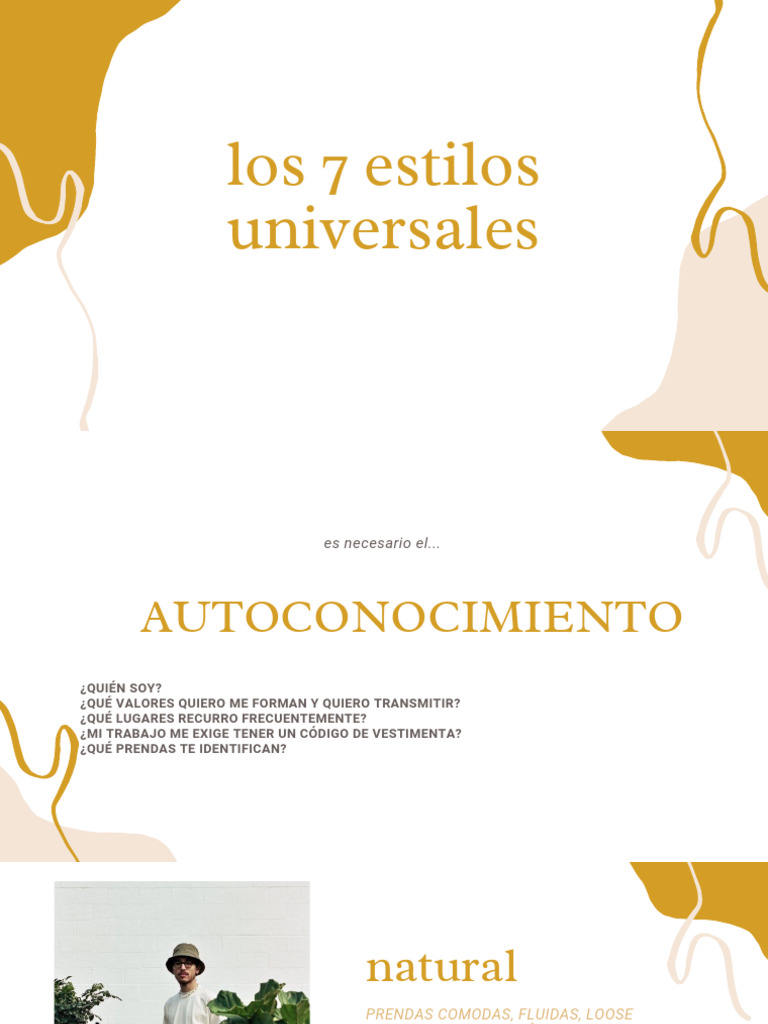 Los 7 Estilos Universales Pdf Hogar Y Jardín Poesía