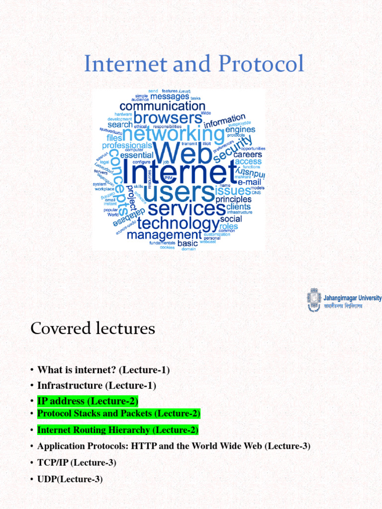 Internet and Protocol-2 | PDF | Internet Protocols | Internet Protocol Suite