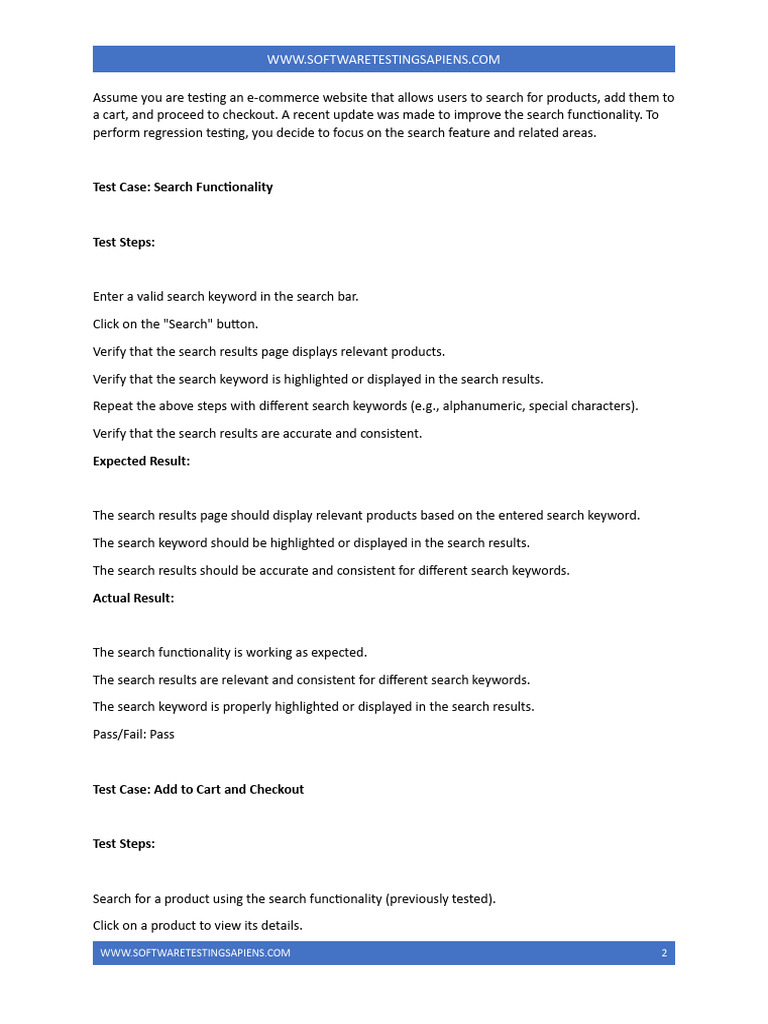regression-testing-example-pdf | PDF regression-testing-example-pdf | PDF