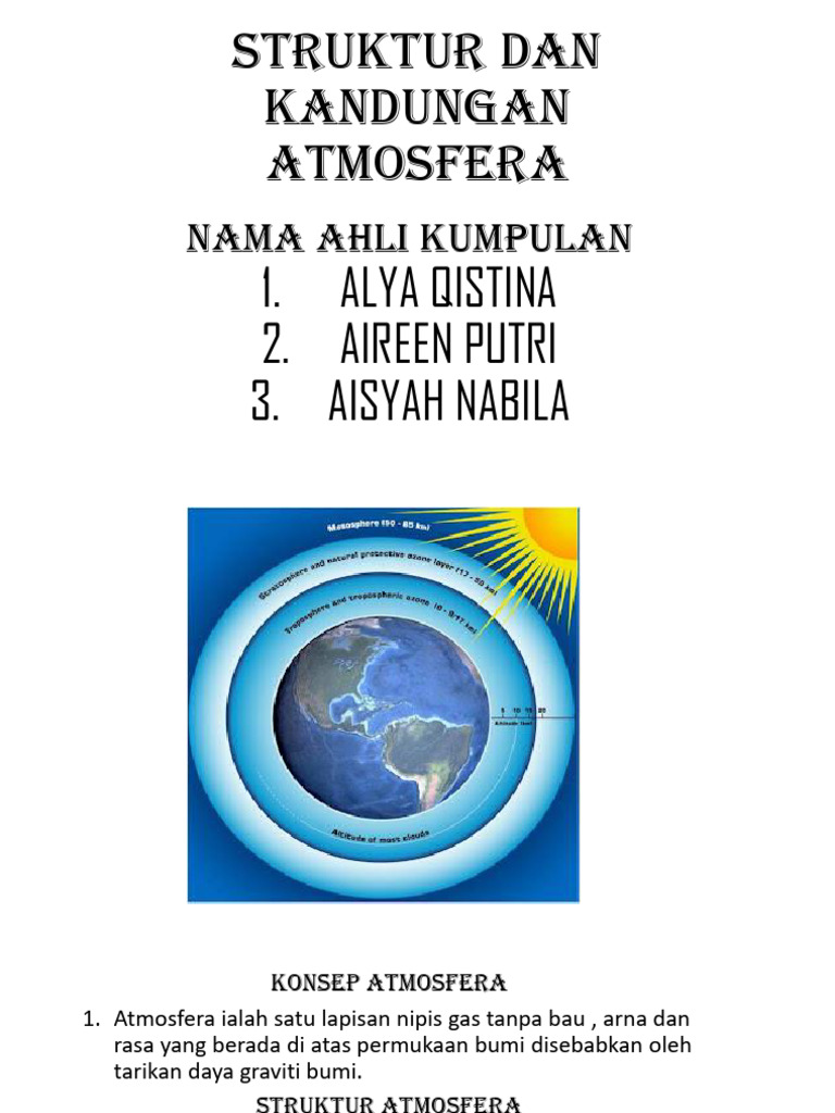Struktur dan Fungsi Atmosfer Bumi | PDF | Sains & Matematika