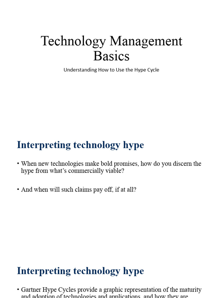 Hype Cycle Presentation Digital Leadership | PDF | Innovation | Learning