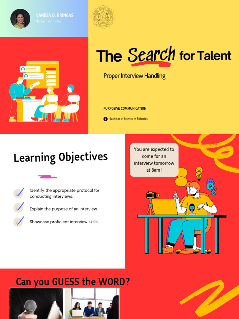 Handling Interview Pdf Job Interview Interview