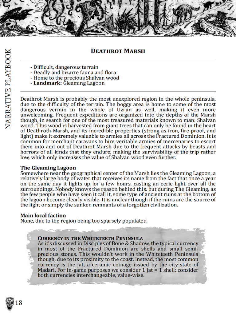 提取自Disciples of Bone Shadow - Narrative Playbook#19 | PDF