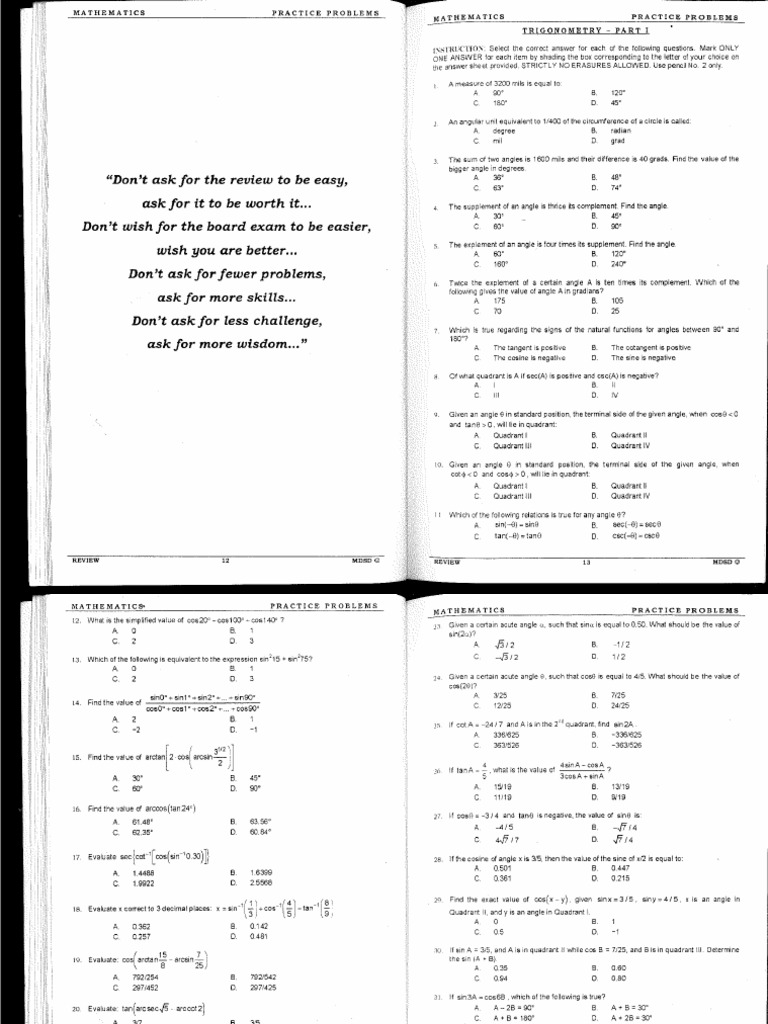Trigonometry Pdf