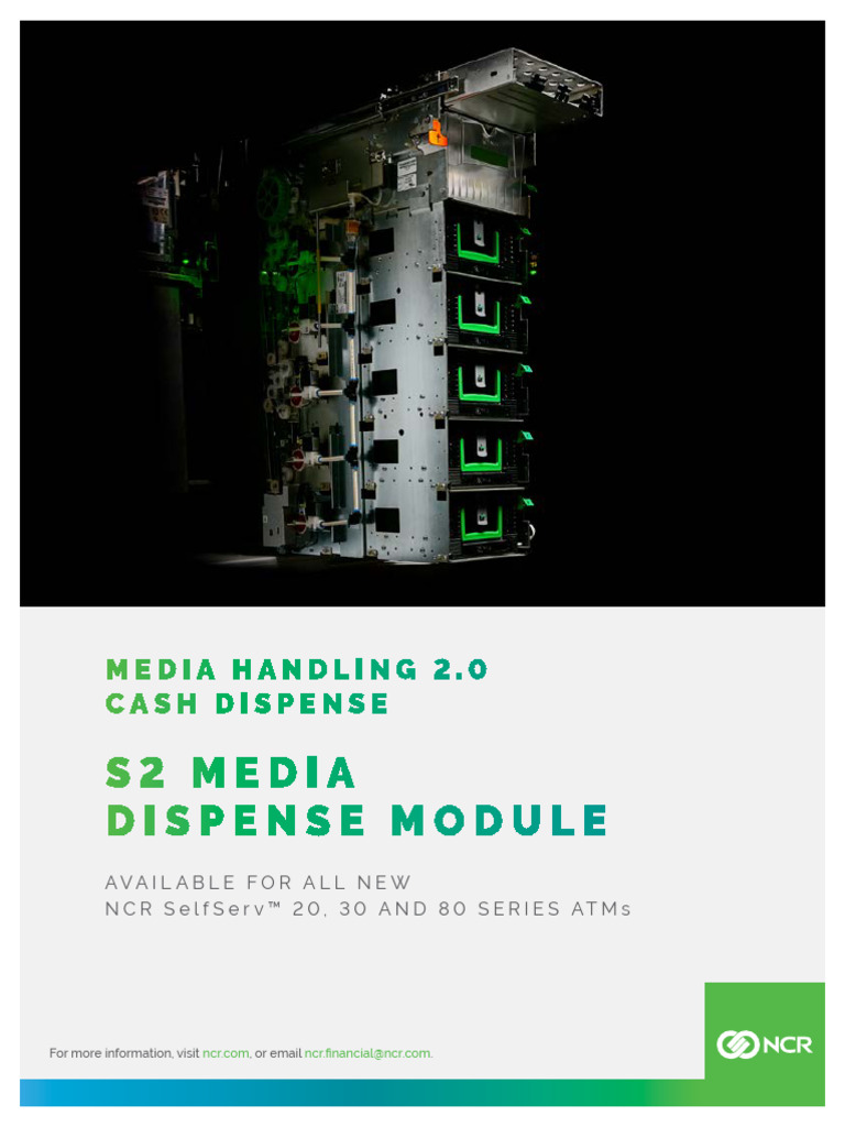 s2 Media Dispense Module Brochure - English Us | PDF | Automated Teller ...