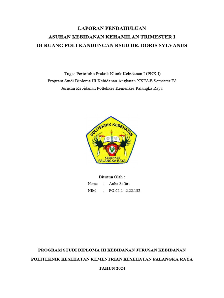 Laporan Pendahuluan Anc TM 1 | PDF