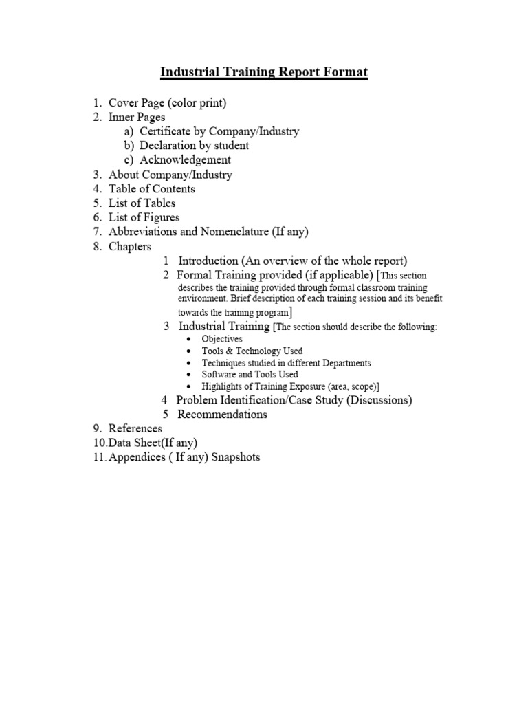 Report Format | PDF | Computing