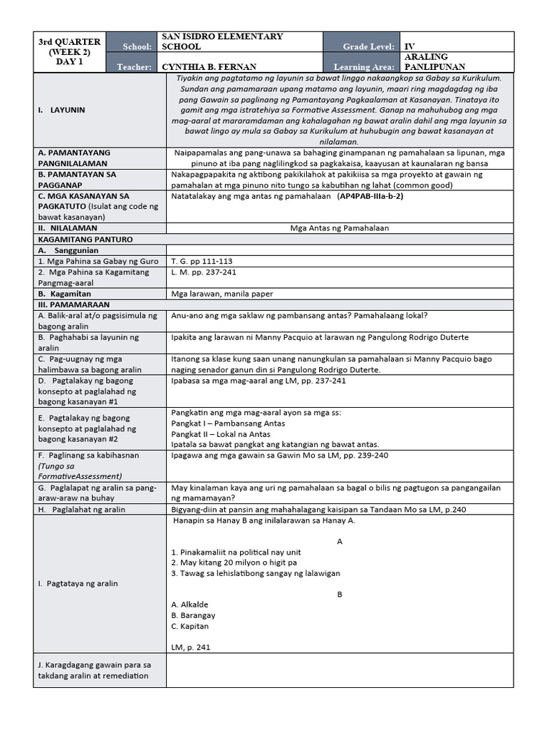 DLP 3rd QUARTER WEEK 2 | PDF