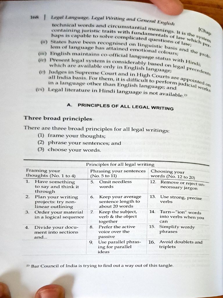 Principle of All Legal Writing | PDF