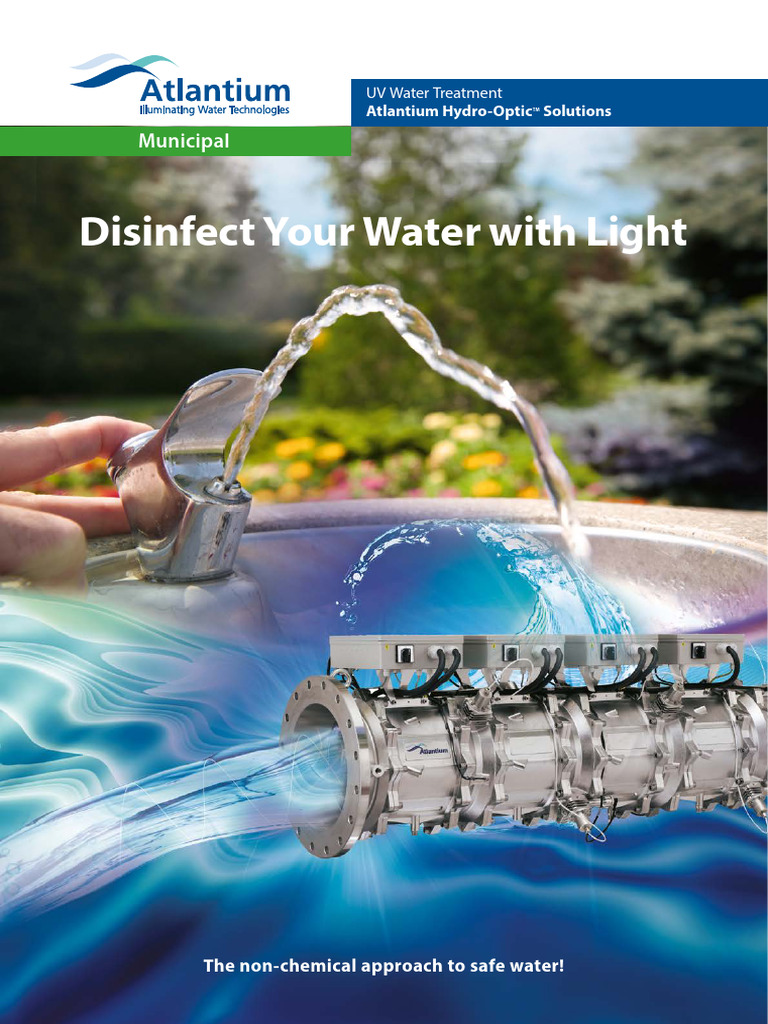 Atlantium Municipal Brochure | PDF | Water Purification | Ultraviolet