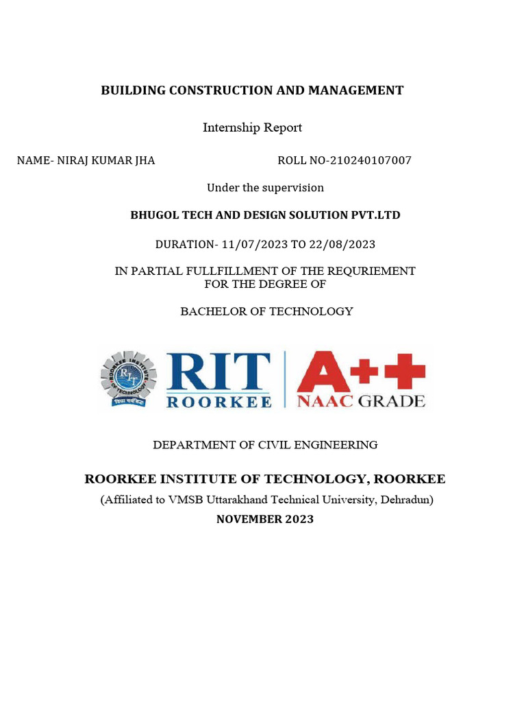 PROJECT REPORT 2 | PDF | Concrete | Foundation (Engineering)