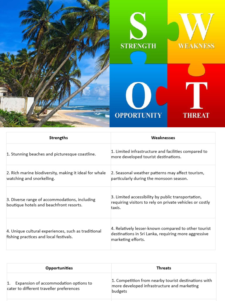 Swot | PDF | Tourism | Sustainability