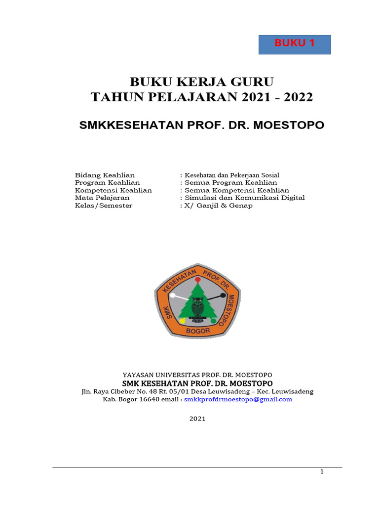 2022 Buku Kerja 1 Simdig 10 | PDF