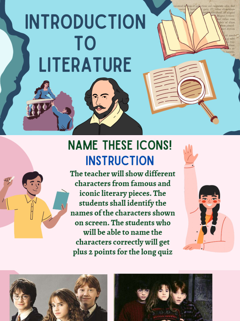 Introduction To Literature | PDF | Narrative | Poetry