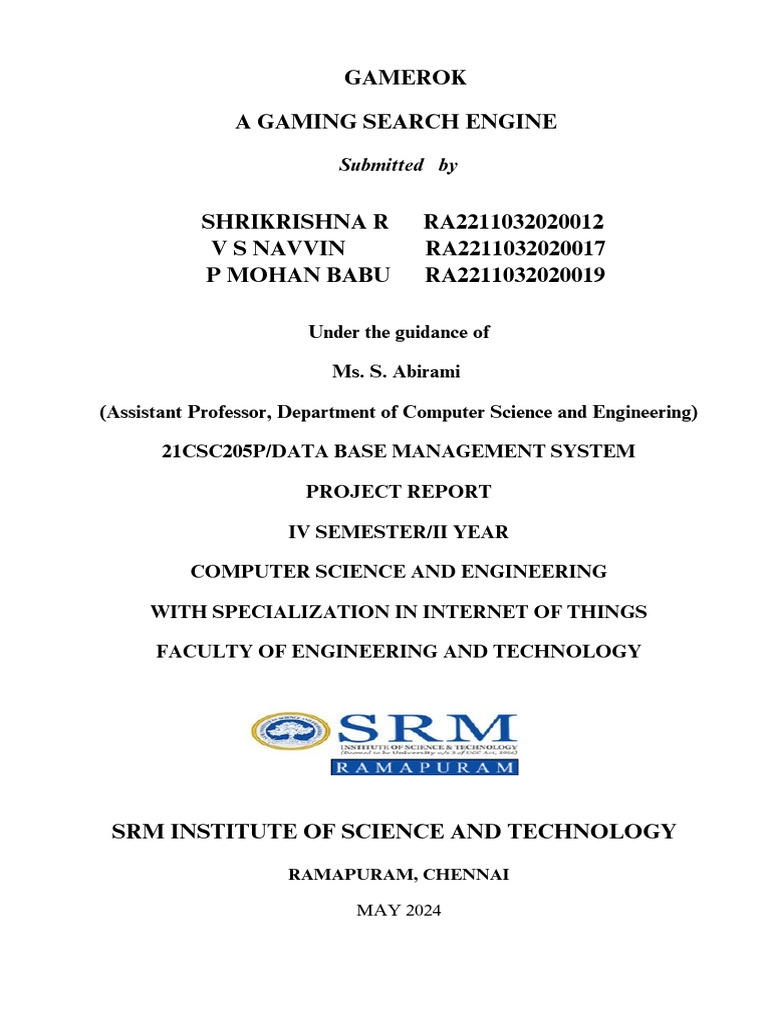 DBMS Report (1) .PDF - 20240426 - 104745 - 0000 | PDF | Databases ...