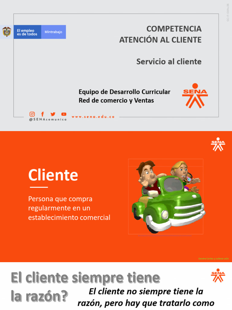 Clase N°1 Atencion Al Cliente | PDF | Cliente | Business