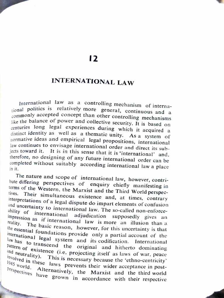 12 International Law | PDF | International Law | Sovereignty