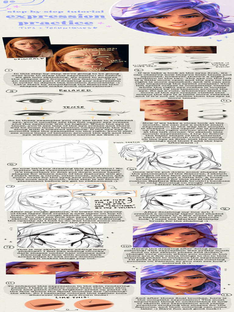 Step-by-Step Expression Practice | PDF