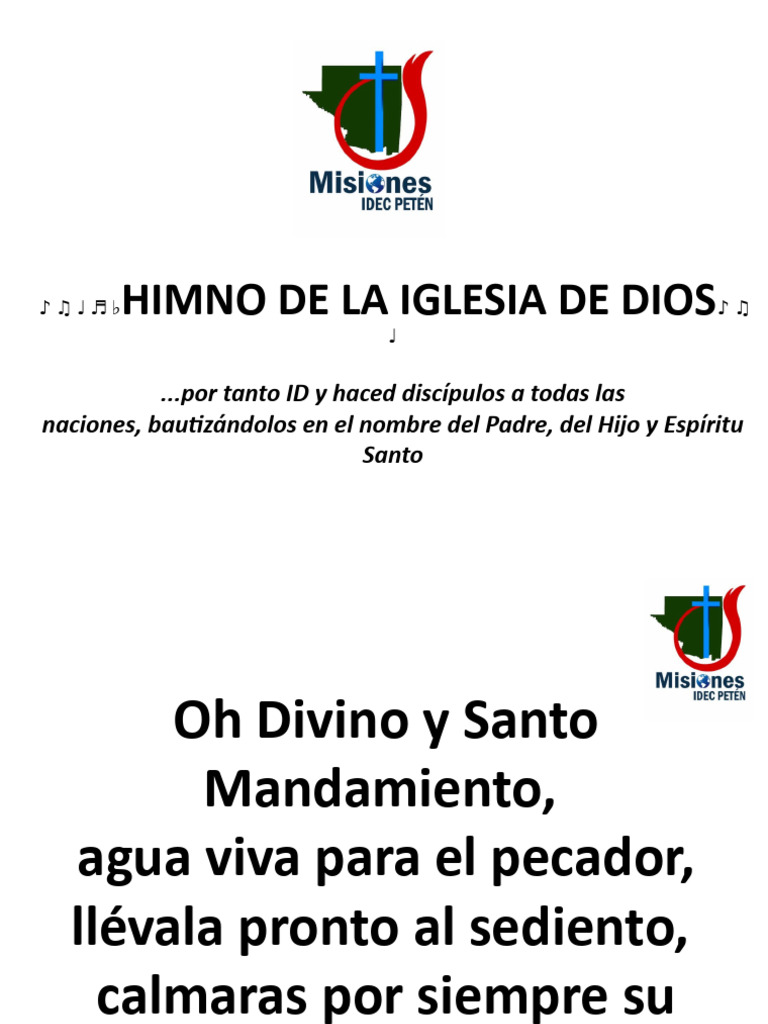 Himno de la Iglesia de Dios | PDF