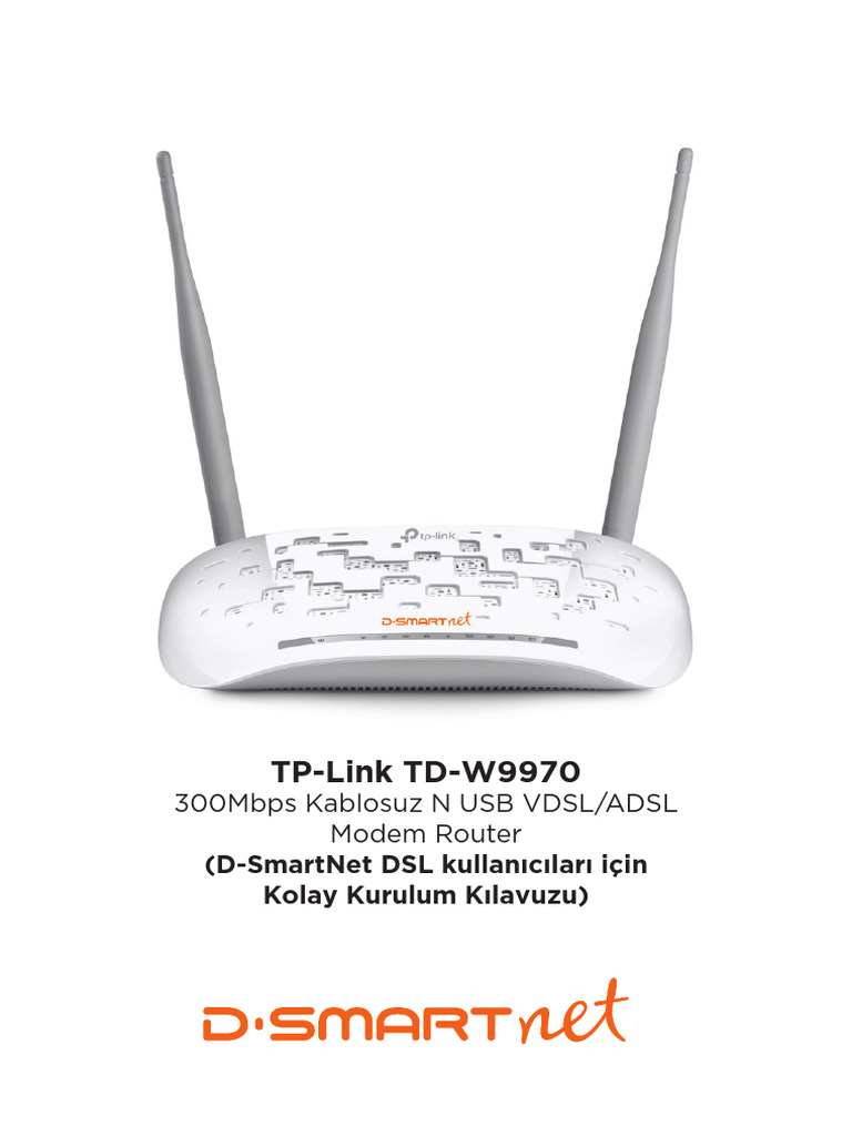 TP Link TD w9970 | PDF
