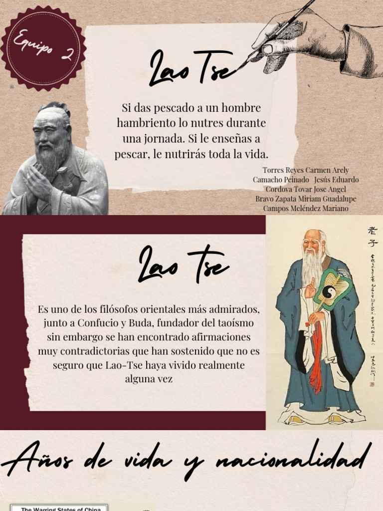 Lao Tse: Fundador del Taoísmo y sus Enseñanzas | PDF | Laozi | Tao