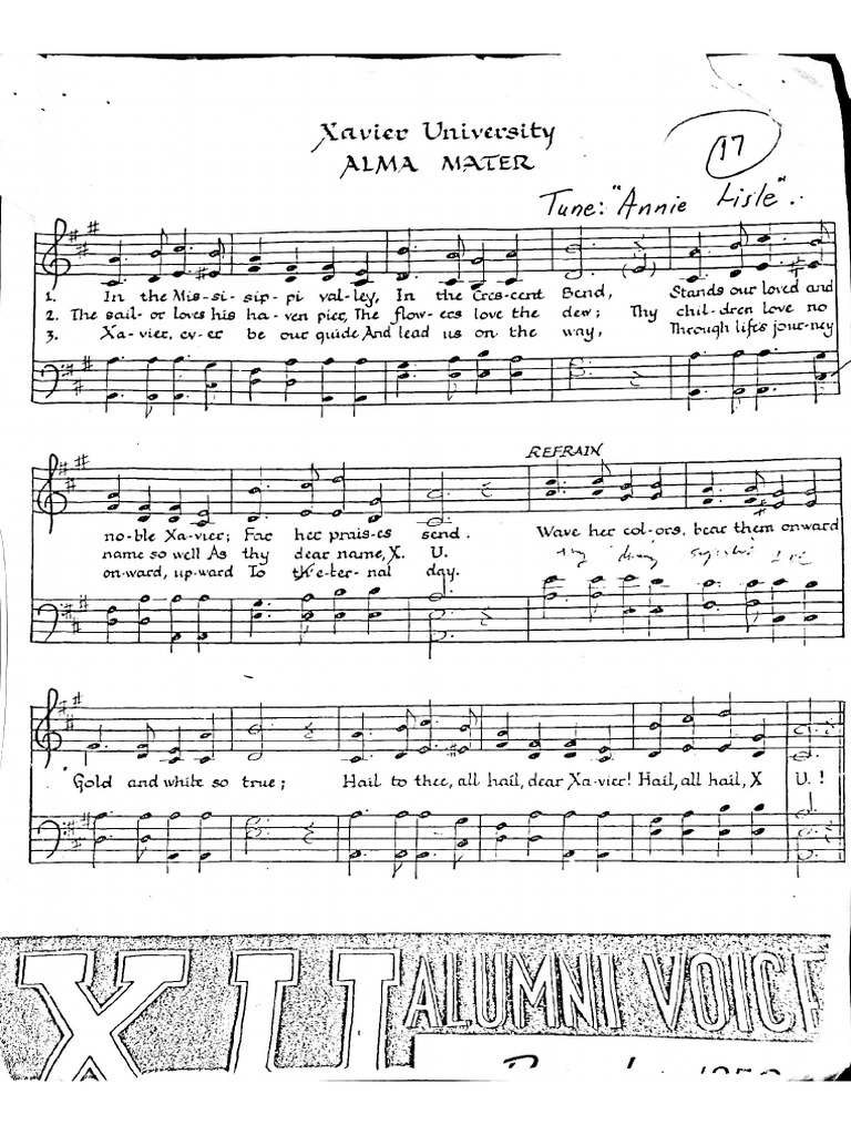XU Alma Mater | PDF