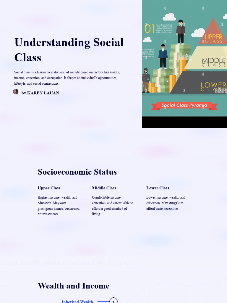 Understanding Social Class | Download Free PDF | Wealth | Social ...